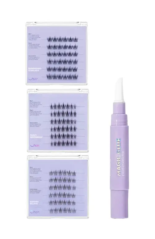 CHAR COSMETICS Dreaming Bunny Collection Pre-glued Reusable Lashes And Magic Glue Eyelid Pen