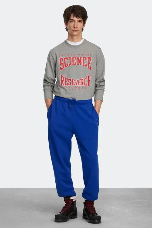 Canada Goose Vantage Science Research Long Sleeve T-shirt - Stone Heather