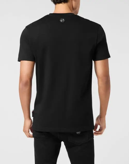 Philipp Plein Round Neck T-shirt Bulldog