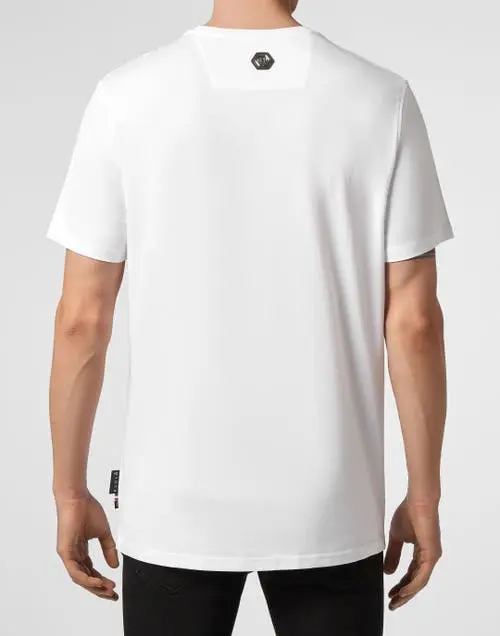 Philipp Plein T-shirt Round Neck Ss Pp1978 - White