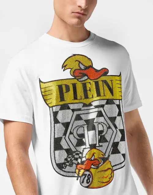 Philipp Plein T-shirt Round Neck Ss Tee Duck 1978