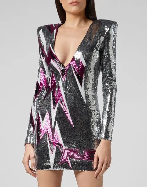 Philipp Plein Short Dress Thunder