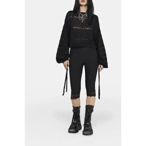DISTURBIA Cherith Balloon Sleeve Sweater