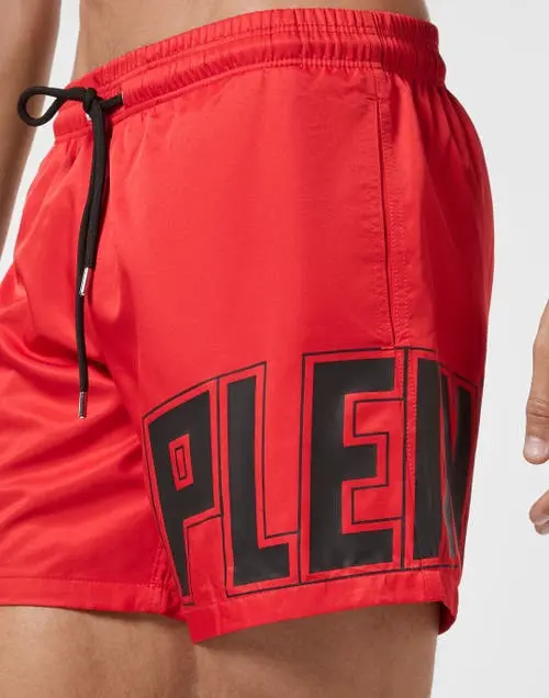 Philipp Plein Beachwear Short Trousers - Red