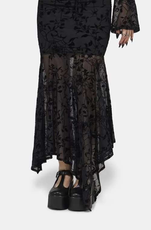 DISTURBIA Deadly Nightshade Maxi Skirt