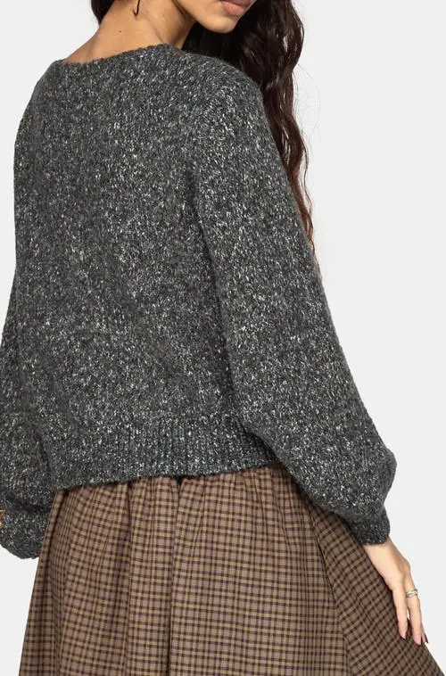 DISTURBIA Beatrix Mushroom Knit Sweater