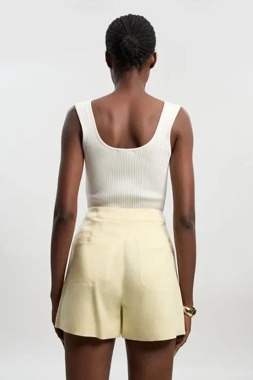 Karen Millen Tailored Button Detail Shorts