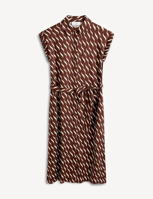 HOBBS LONDON Kalinda Belted Shirt Dress