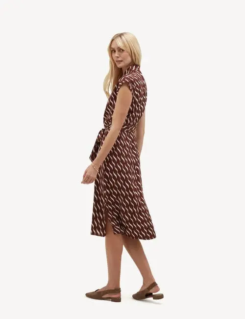 HOBBS LONDON Kalinda Belted Shirt Dress
