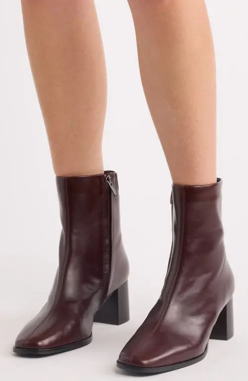 Nordstrom Manhattan Leather Boot - Brown Dark