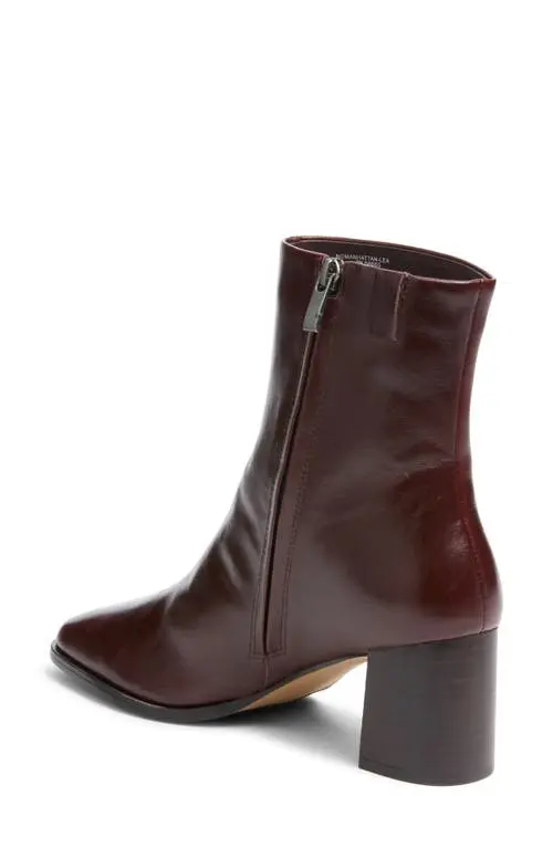 Nordstrom Manhattan Leather Boot - Brown Dark