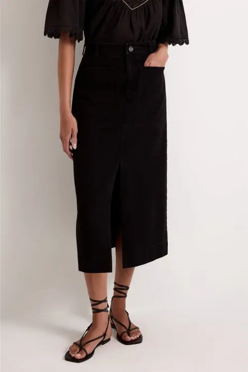 MARIE OLIVER Leighton Denim Skirt