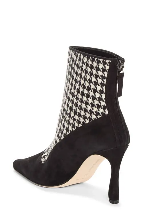 Manolo Blahnik Gosta Leather Ankle Boot
