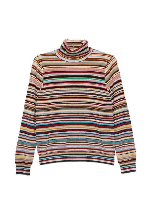 Paul Smith Signature Stripe Roll Neck Sweater - Multicolor