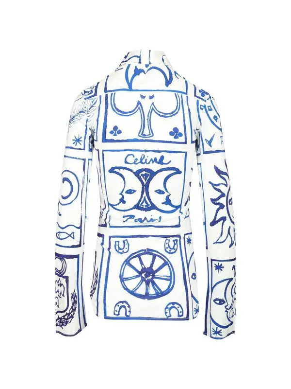 Celine Printed Silk Shirt