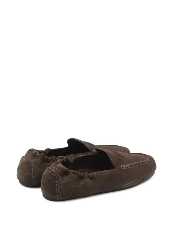 Celine Adam Suede Leather Loafers
