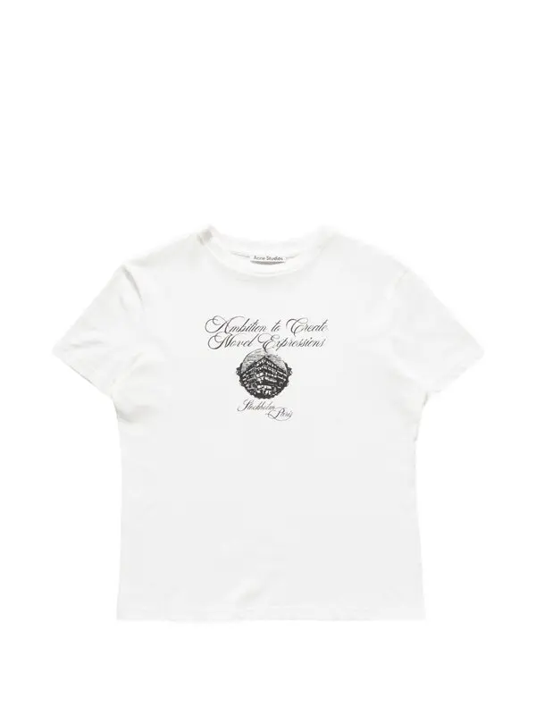 Acne Studios Logo Cotton T-shirt - Multicolor