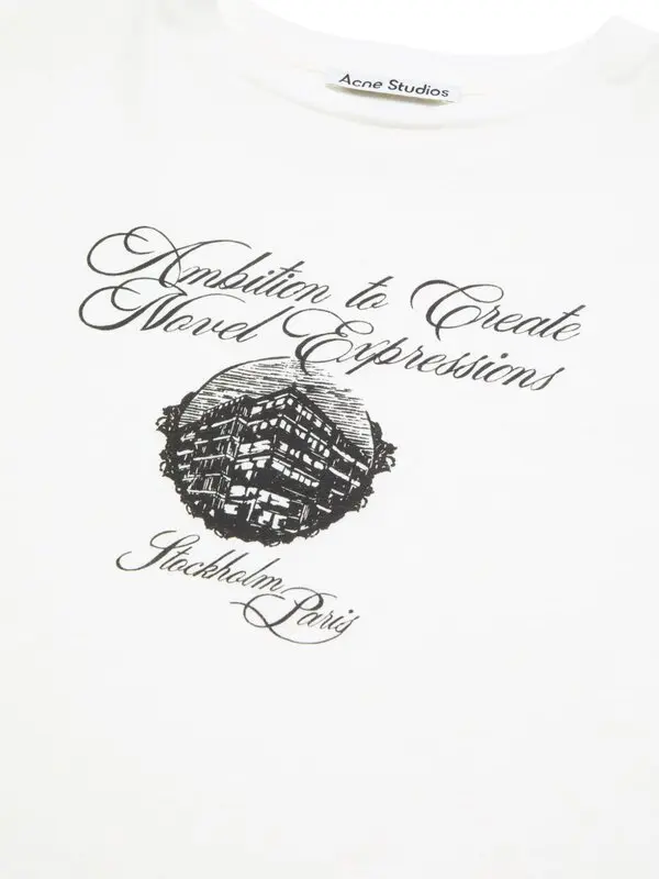 Acne Studios Logo Cotton T-shirt