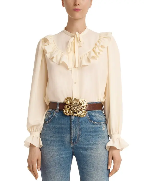 Chloé Modern Talismen Leather Belt - Authentic