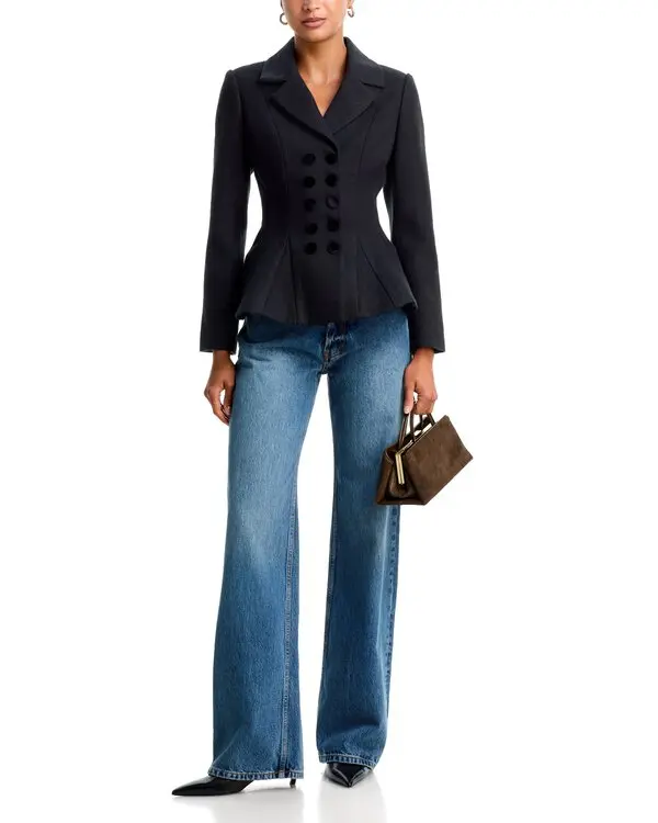 Aqua Peplum Slim Fit Blazer Exclusive