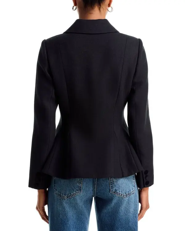 Aqua Peplum Slim Fit Blazer Exclusive