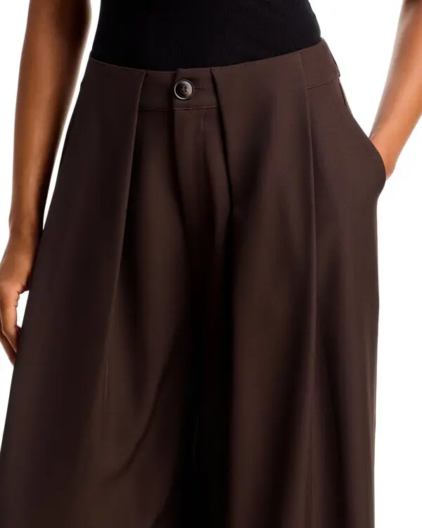 Aqua Pleated Wide Leg Pants Exclusive