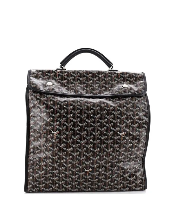 Goyard Saint Leger Briefcase Backpack Coated Canvas
