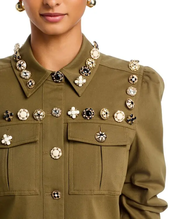 Cinq À Sept Delanie Mixed Buttons Jacket