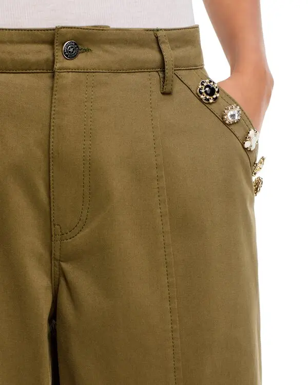 Cinq À Sept Agnes Mixed Buttons Pants