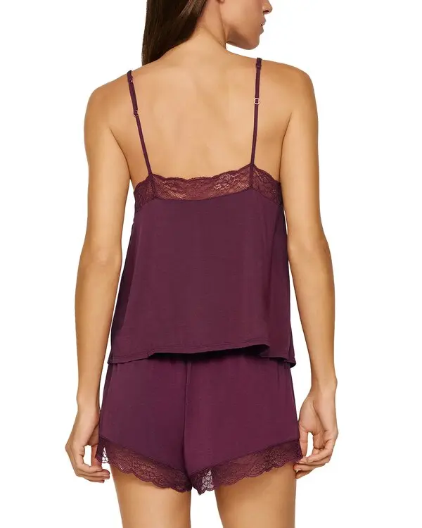 Eberjey Kari Lace Trim Cami & Shorts Pajama Set