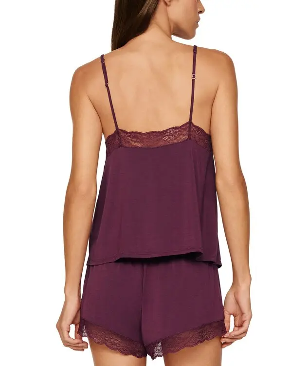 Eberjey Kari Lace Trim Cami & Shorts Pajama Set