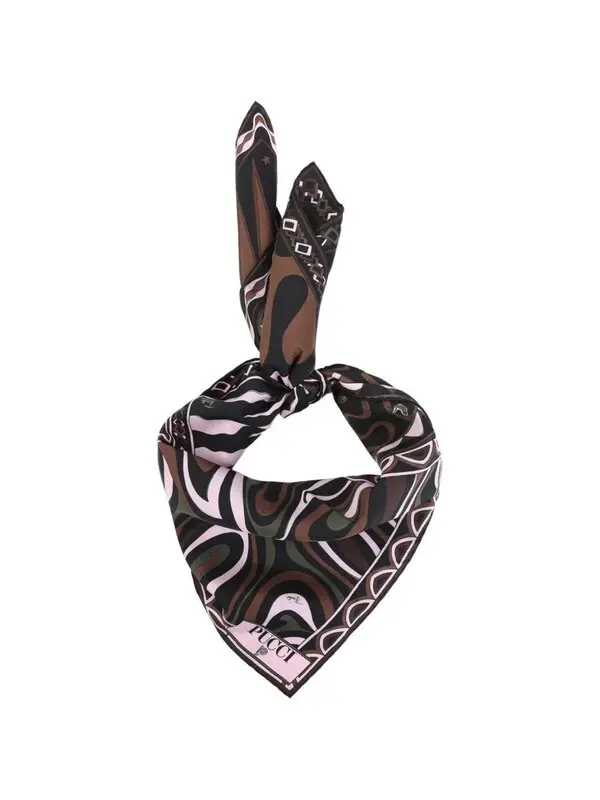Emilio Pucci Printed Foulard - Green