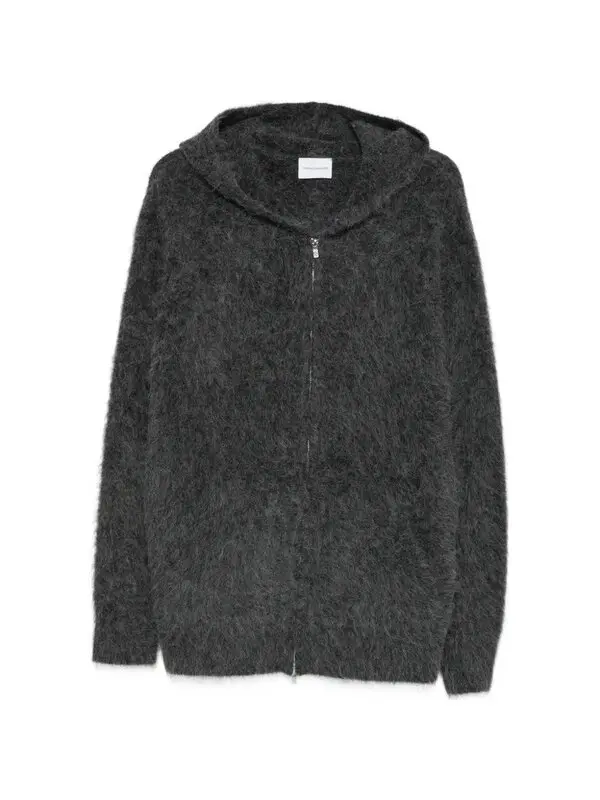 7 FOR ALL MANIKIND Fuzzy Zip Hoodie