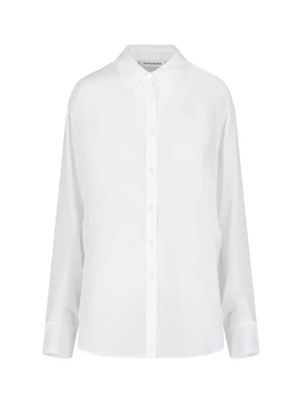 THE FRANKIE SHOP Shirt "peri Georgette - White