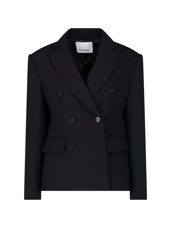 THE FRANKIE SHOP Double-breasted Blazer "doyer - Black