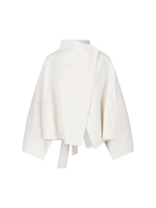 THE FRANKIE SHOP Short Coat "onelle - White