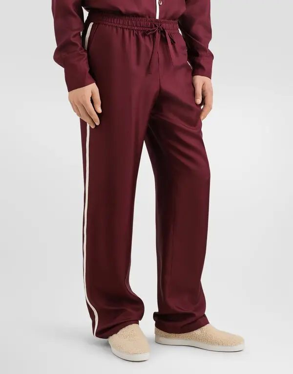 Dolce & Gabbana Vanity Silk Twill Trousers