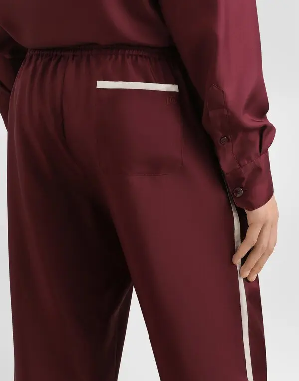 Dolce & Gabbana Vanity Silk Twill Trousers