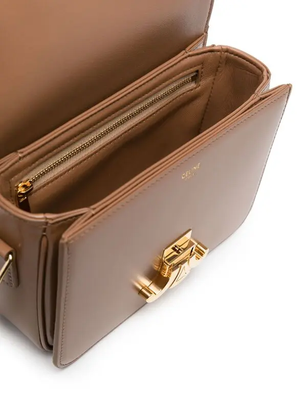 Celine Triomphe Teen Leather Shoulder Bag