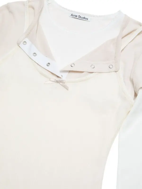 Acne Studios Layered Cotton T-shirt - Multicolor