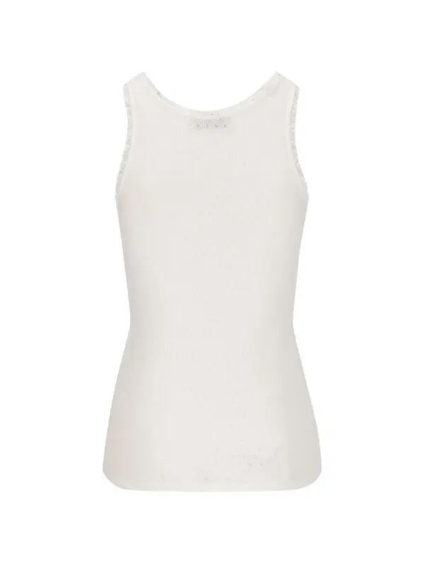 Miu Miu Log Octton Tank Top