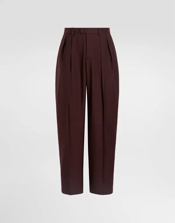 Dolce & Gabbana Wool Gabardine Trousers