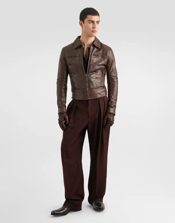 Dolce & Gabbana Wool Gabardine Trousers