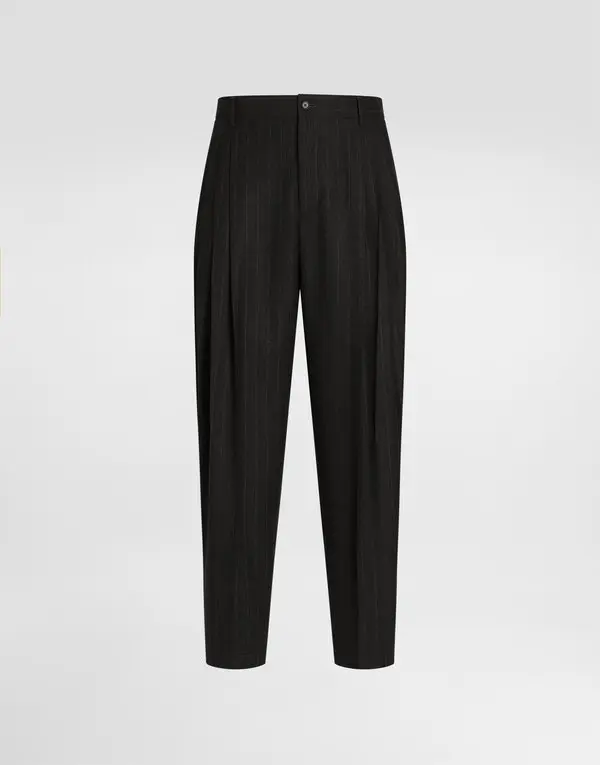 Dolce & Gabbana Pinstripe Virgin Wool Trousers