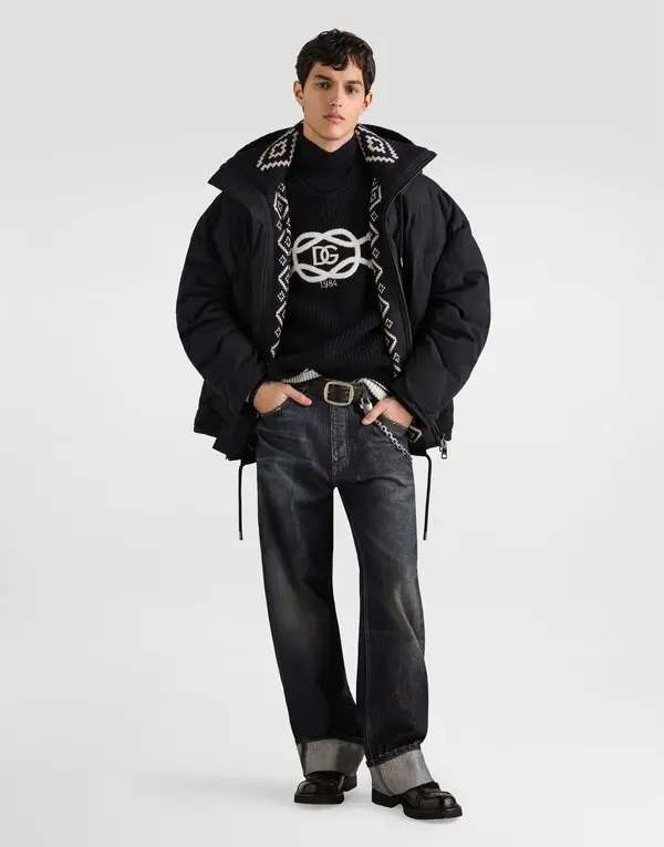 Dolce & Gabbana Quilted Cotton Padded Jacket