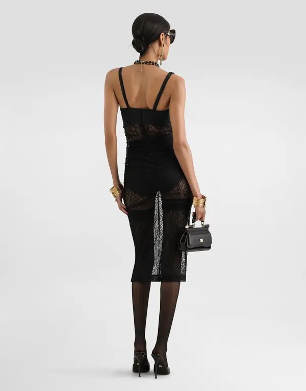 Dolce & Gabbana Lace Midi Dress