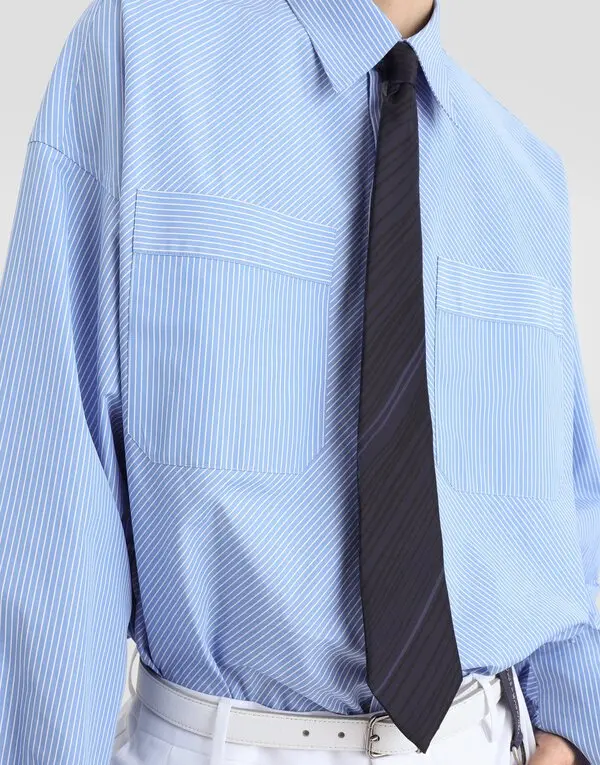 Dolce & Gabbana Striped-print Twill Tie - Multicolor