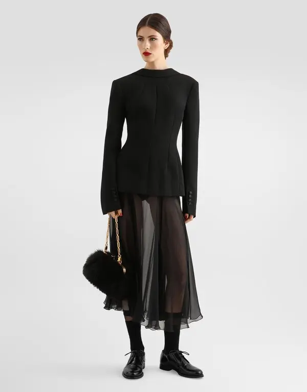 Dolce & Gabbana Double Wool Crêpe Jacket