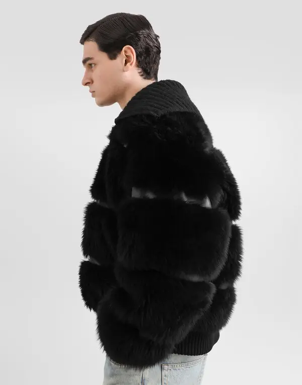 Dolce & Gabbana Fur Bomber Jacket