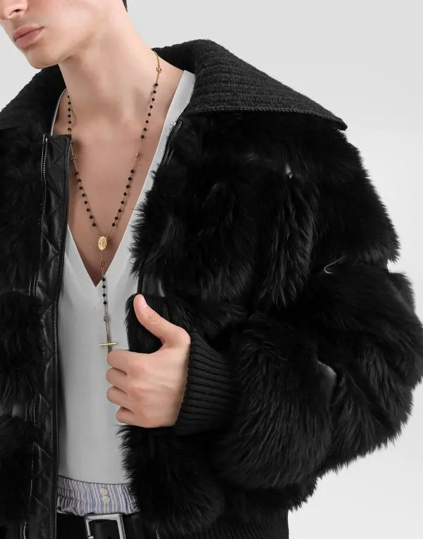 Dolce & Gabbana Fur Bomber Jacket